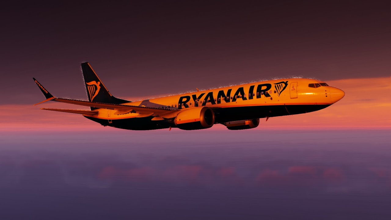 X Plane 12 Flight Boeing 737 MAX 8 (B38M) (ZIBO EA 4.2) - YouTube