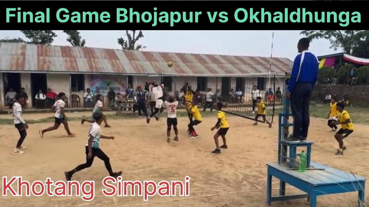 Chinari Hamro is live! Volleyball Final Game Okhaldhunga vs Bhojapur ...