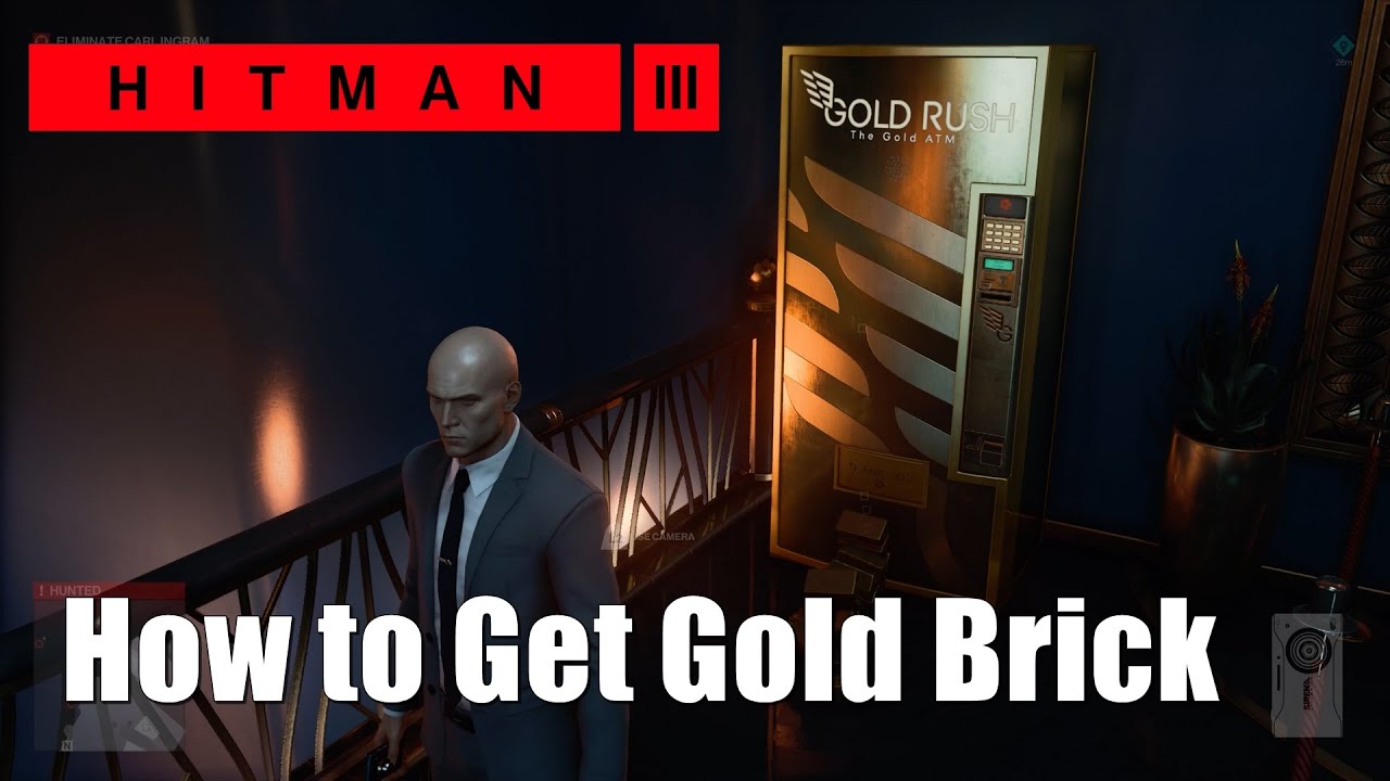 Hitman 3 How to Get Gold Brick in Dubai - YouTube