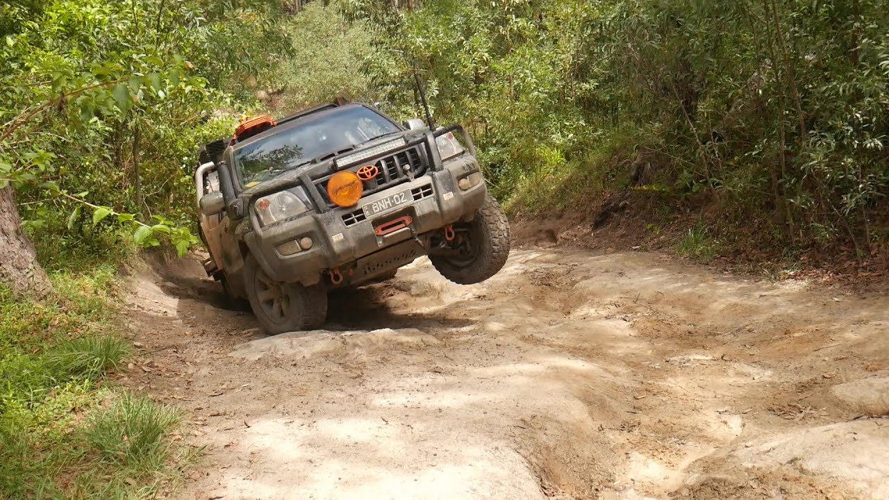 Cathu State Forest in the chopped Prado 120 - YouTube