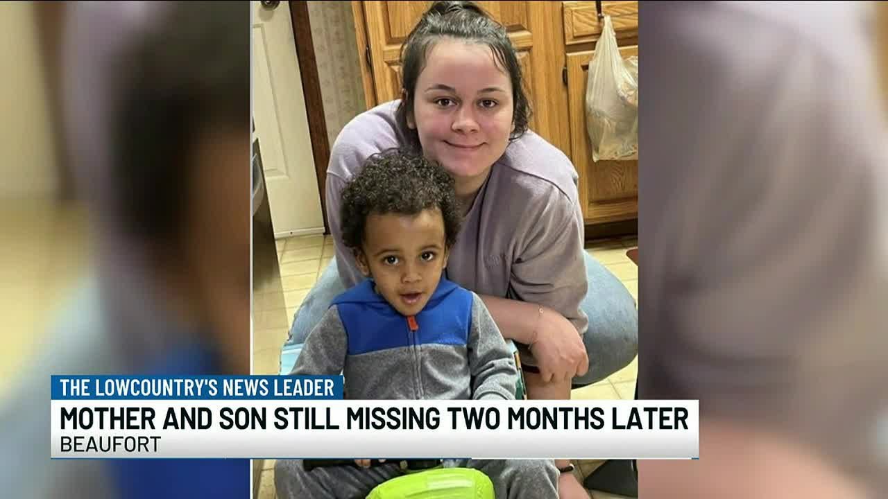 VIDEO: Search continuing in Beaufort for missing mom, son 2 months ...