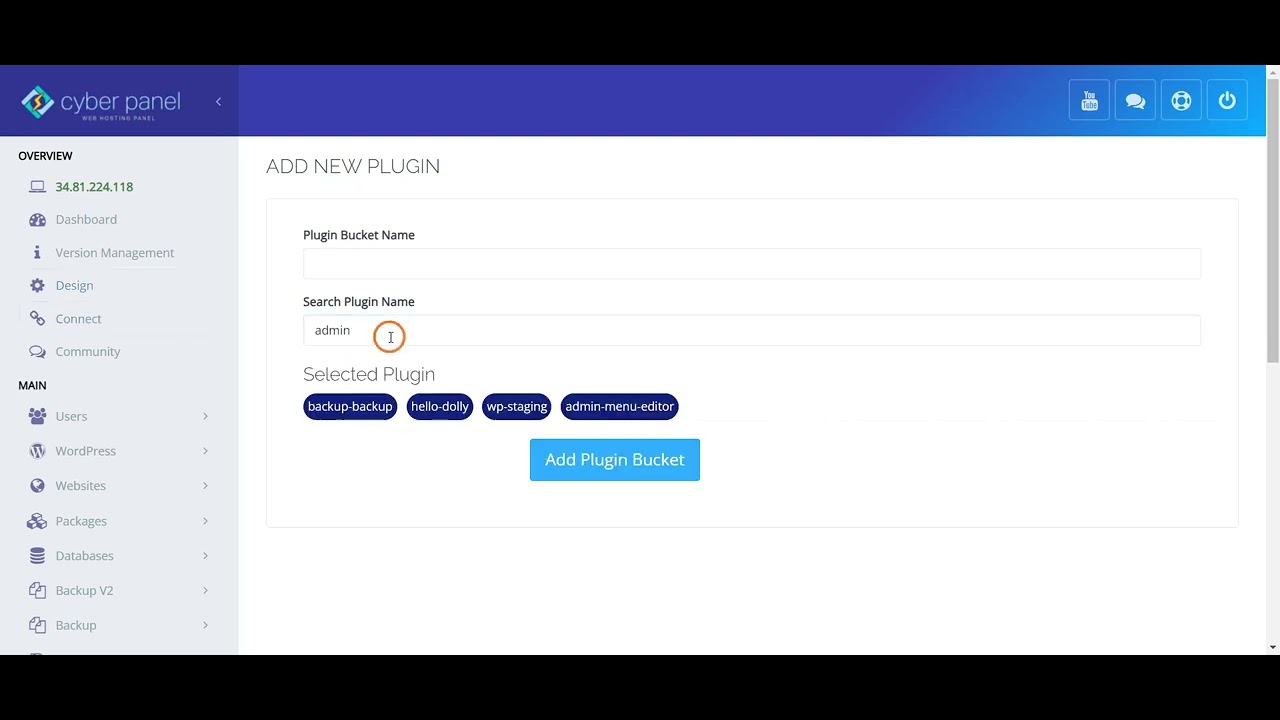 使用 WordPress Manager 設定 PLUGIN BUCKETS - YouTube