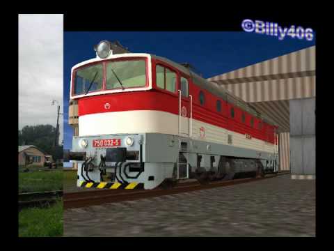 Trainz 2004 reality vs fantasy - ZSSK 750 181-0 - YouTube