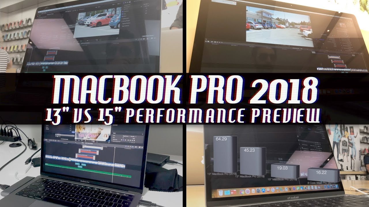 13” vs 15" MacBook Pro (2018) vs iMac Pro | Video Editing Comparison ...