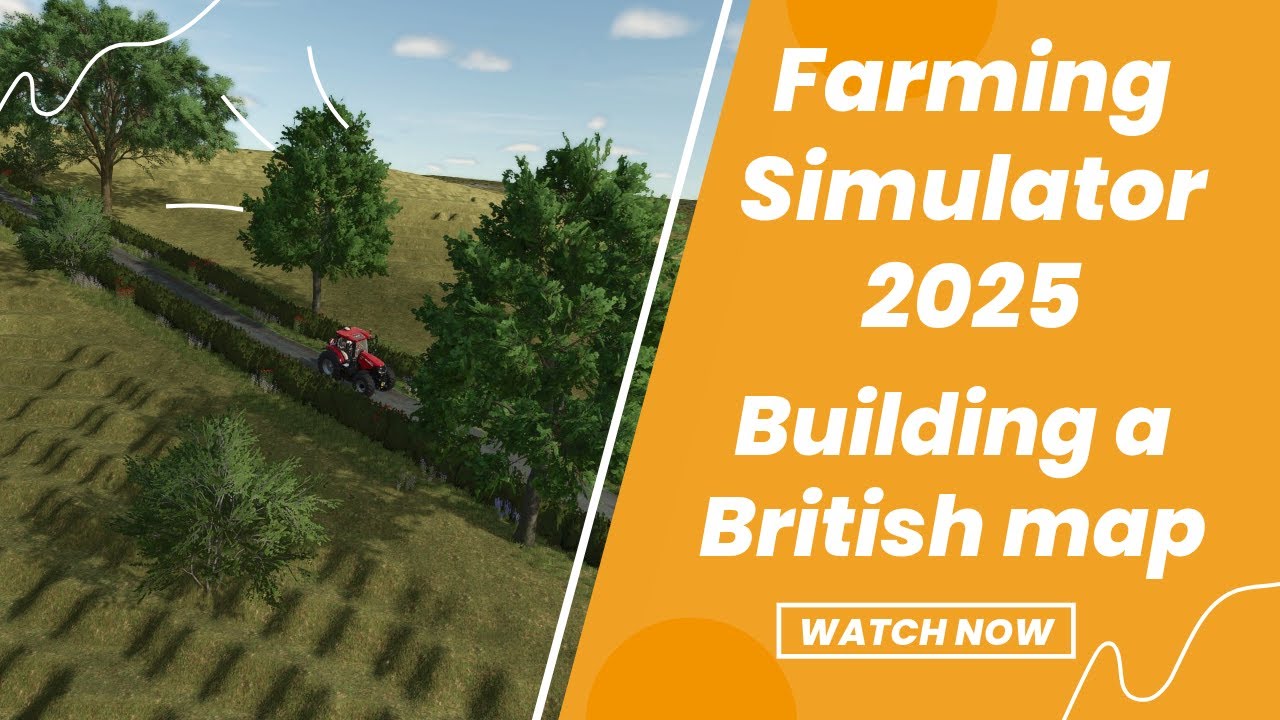 FS25 Creating a British map! - Working on foliage! - YouTube