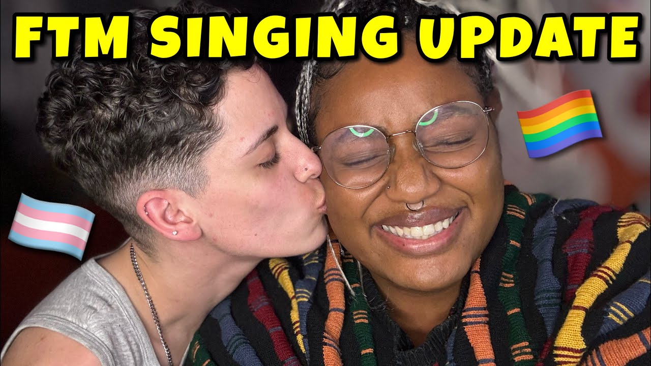 TRANS AND CIS COUPLE: Singing after testosterone update #lgbtq - YouTube