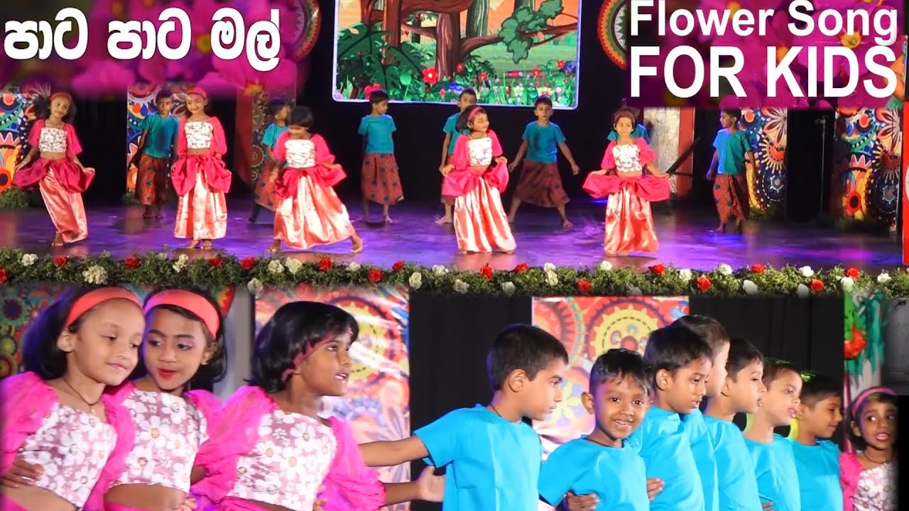 ලස්සන පාට පාට මල් පිපිලා හිනැහුනා/Lassana pata pata mal - Ceylon ...