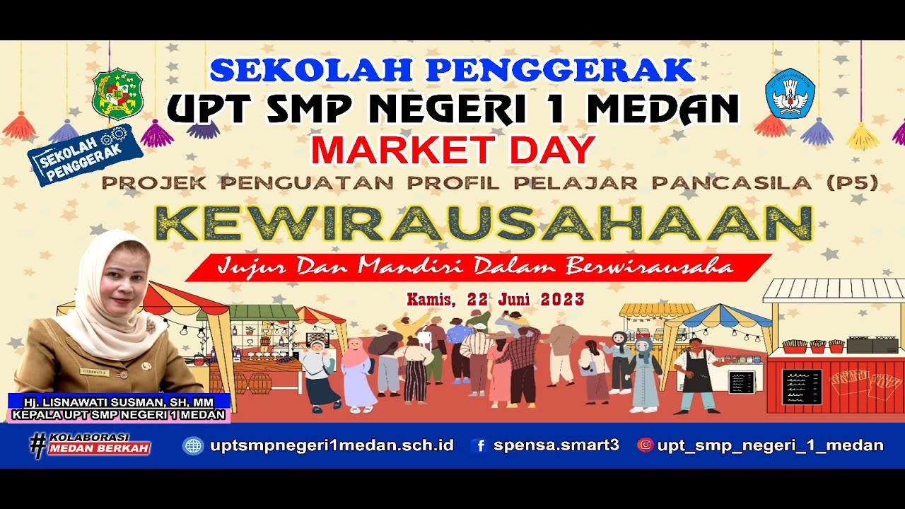 MARKET DAY SPENSA MEDAN SMART #smpn1medan #medan #spensa - YouTube