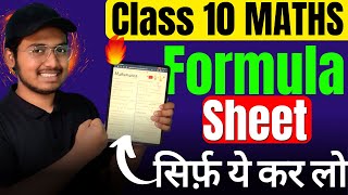 MATHS CHEAT SHEET Class 10th All Formulas Theorems Maths, 57% OFF