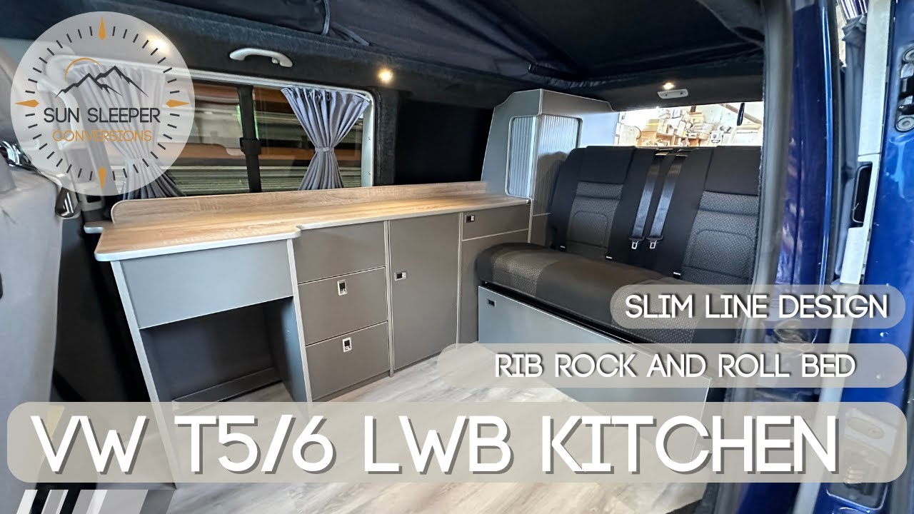 VW T5 TRANSPORTER CAMPERVAN KITCHEN: Long wheelbase - YouTube
