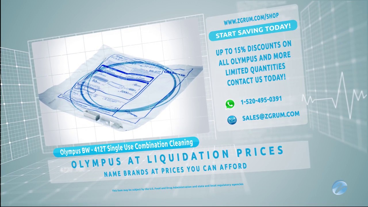 Olympus BW - 412T Single Use Combination Cleaning - YouTube
