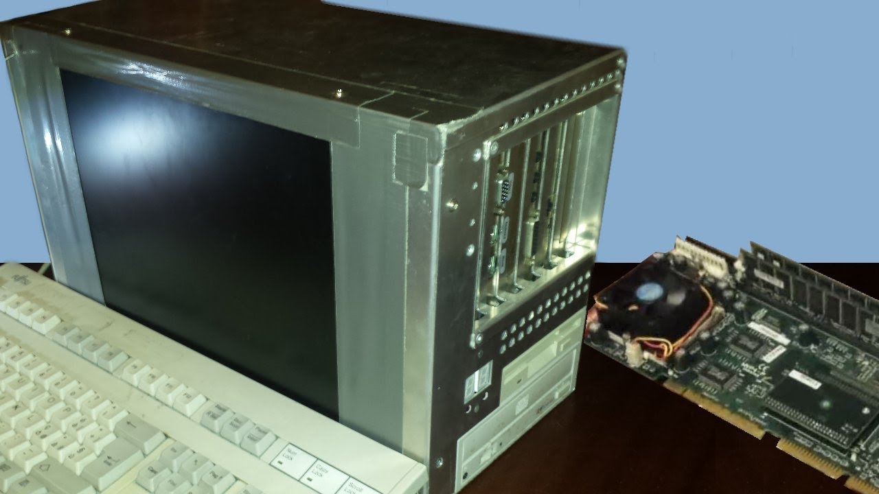 Restoration of a vintage industrial computer (AMD K6-2 500) - YouTube