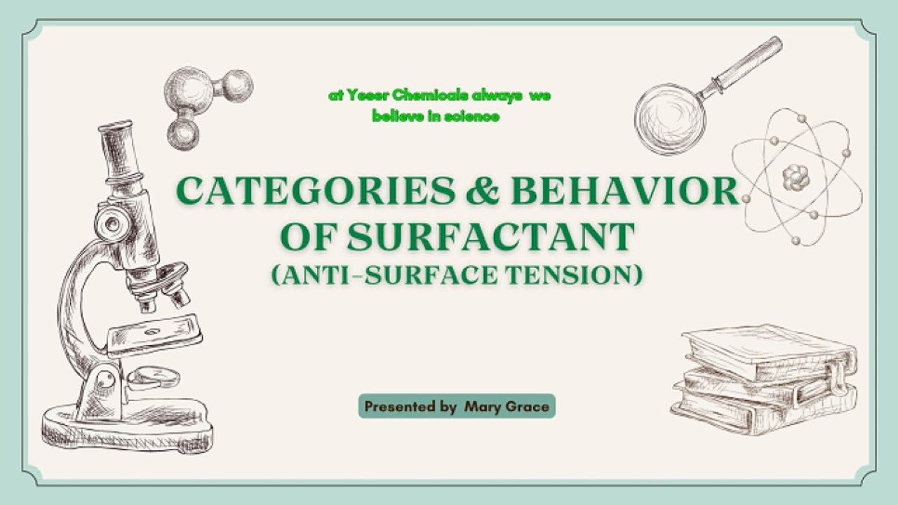 Understanding the 4 Main Types of Surfactants for Personal Care ...