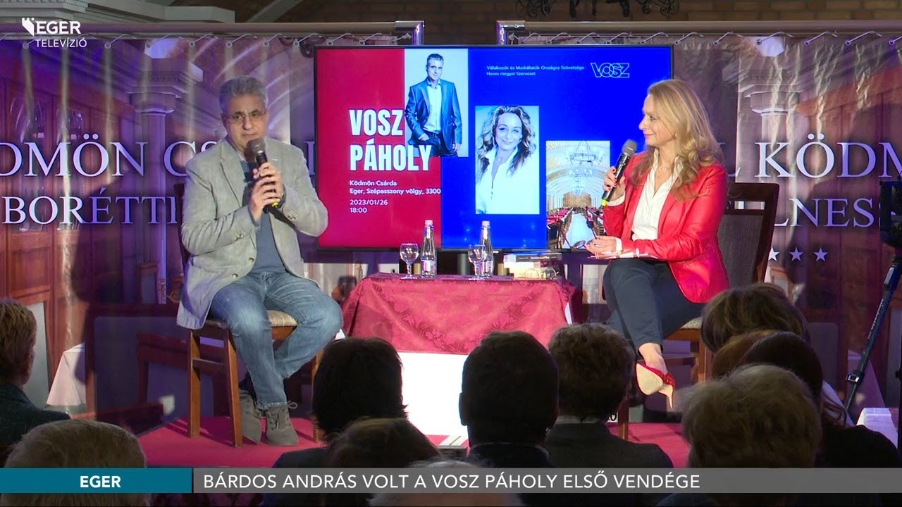 Bárdos András volt a VOSZ Páholy első vendége - 2023.01.30. - YouTube