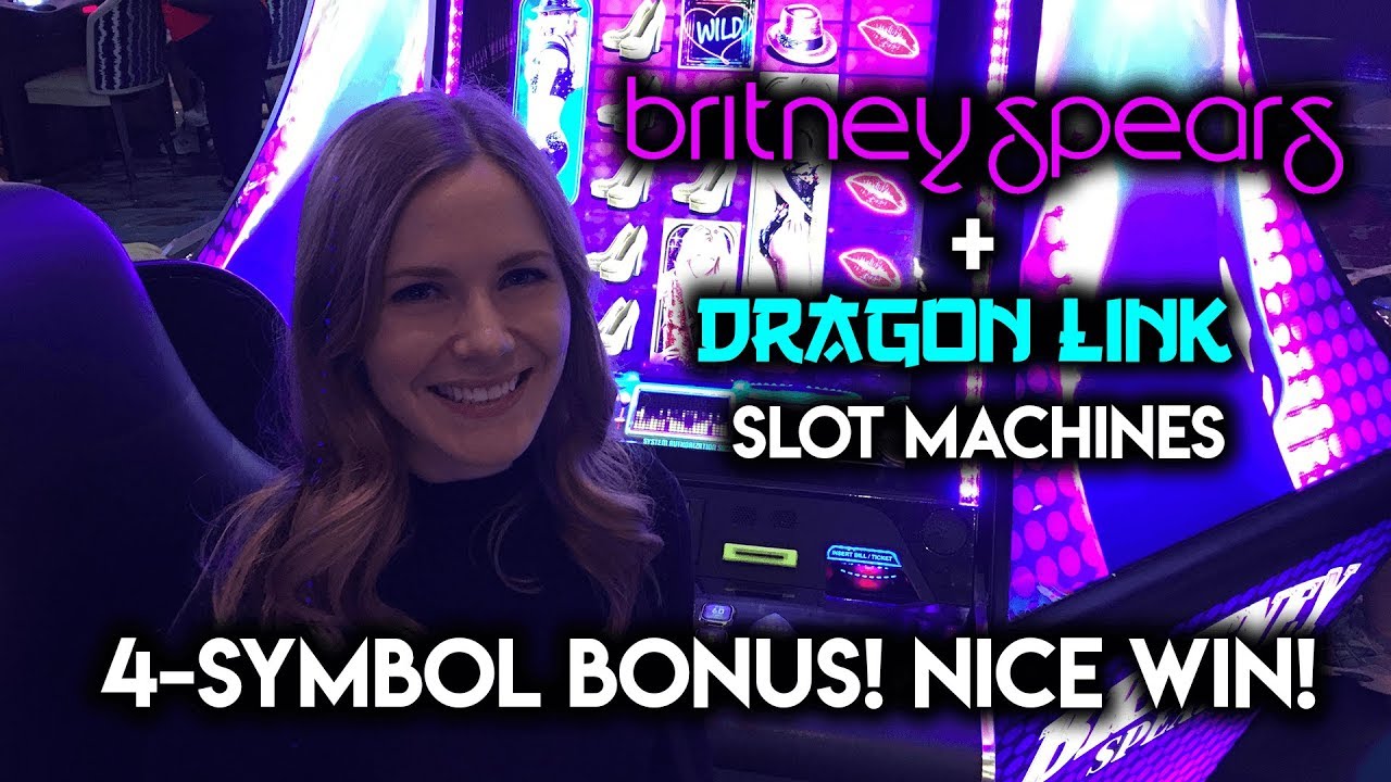 Dragon LINK 4 Symbol Bonus WIN! Britney Spears Slot Machine Bonus ...