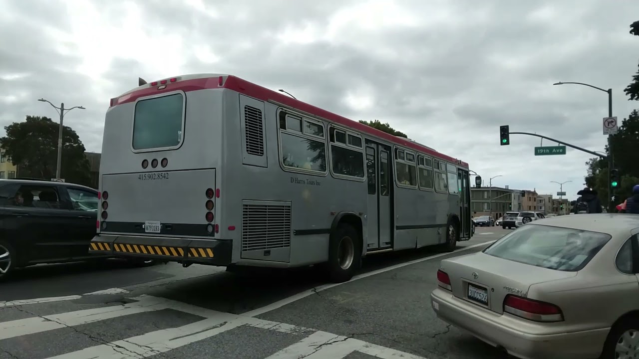 ex-SF Muni 2000 Neoplan AN440 8211 | D Harris Tours - YouTube