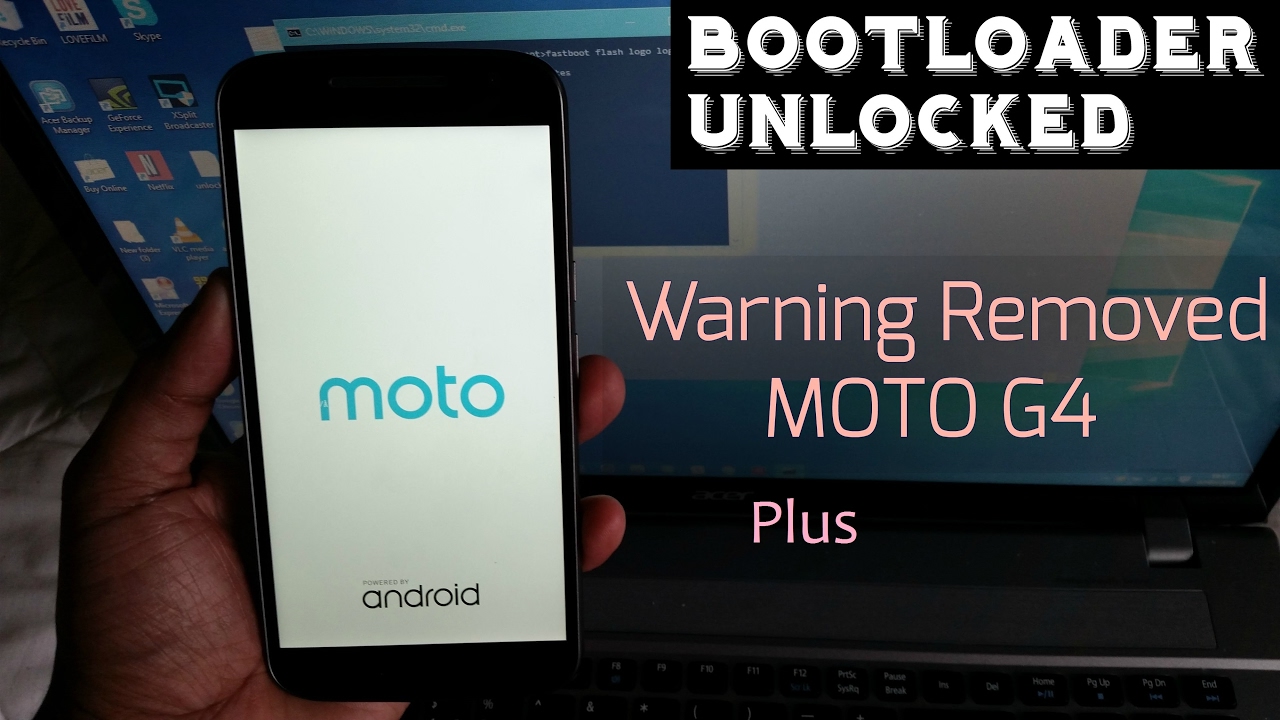 How To Remove Unlocked Boot Loader Warning on Moto G4 Plus | Few Custom ...