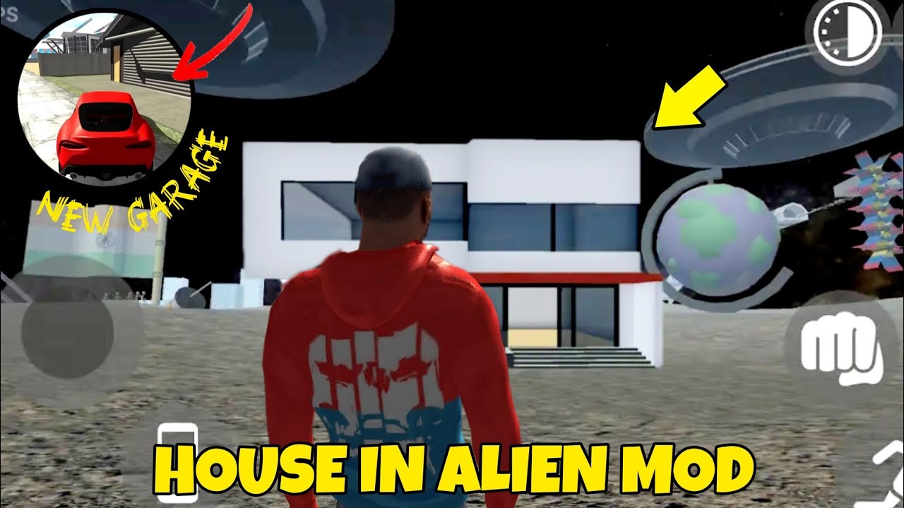 NEW GARAGE AND CITY IN ALIEN MOD 😱🔥 IN INDIAN BIKE DRIVING 3D - YouTube