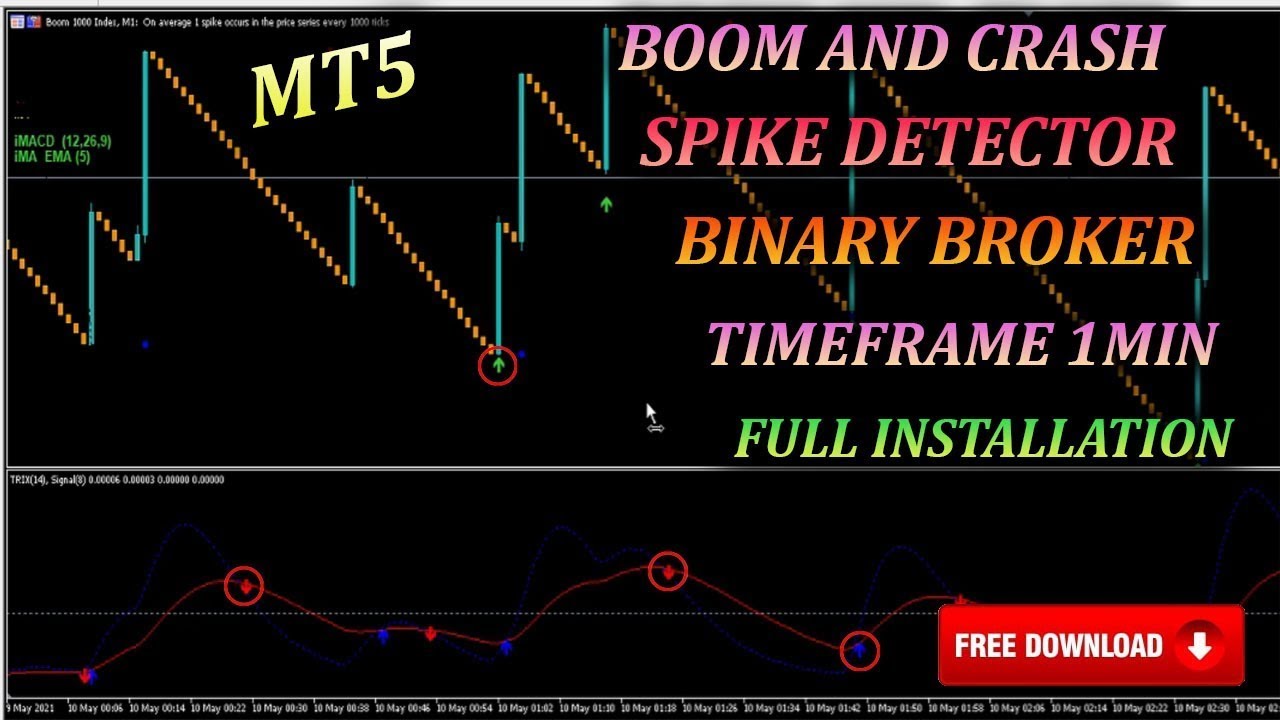 Boom and Crash Latest spike detector Strategy for android New spike ...