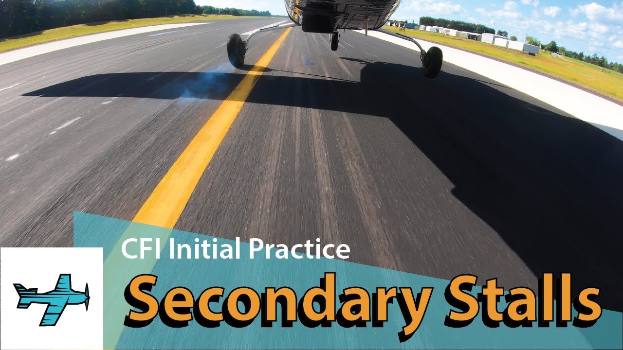 CFI Checkride Practice Secondary Stalls Power Off 180 - TakingOff Ep 63 ...