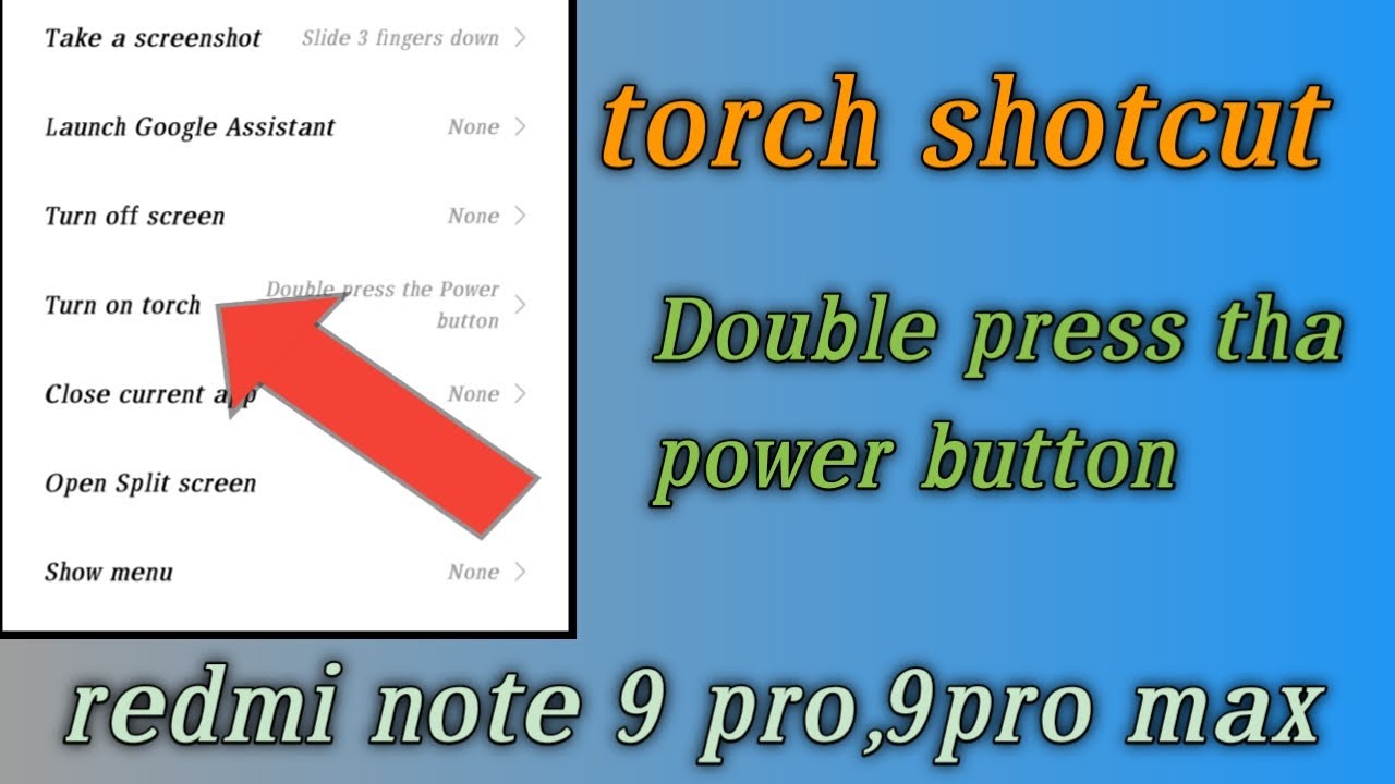 redmi phones torch shortcut | How to turn on torch for redmi phones ...