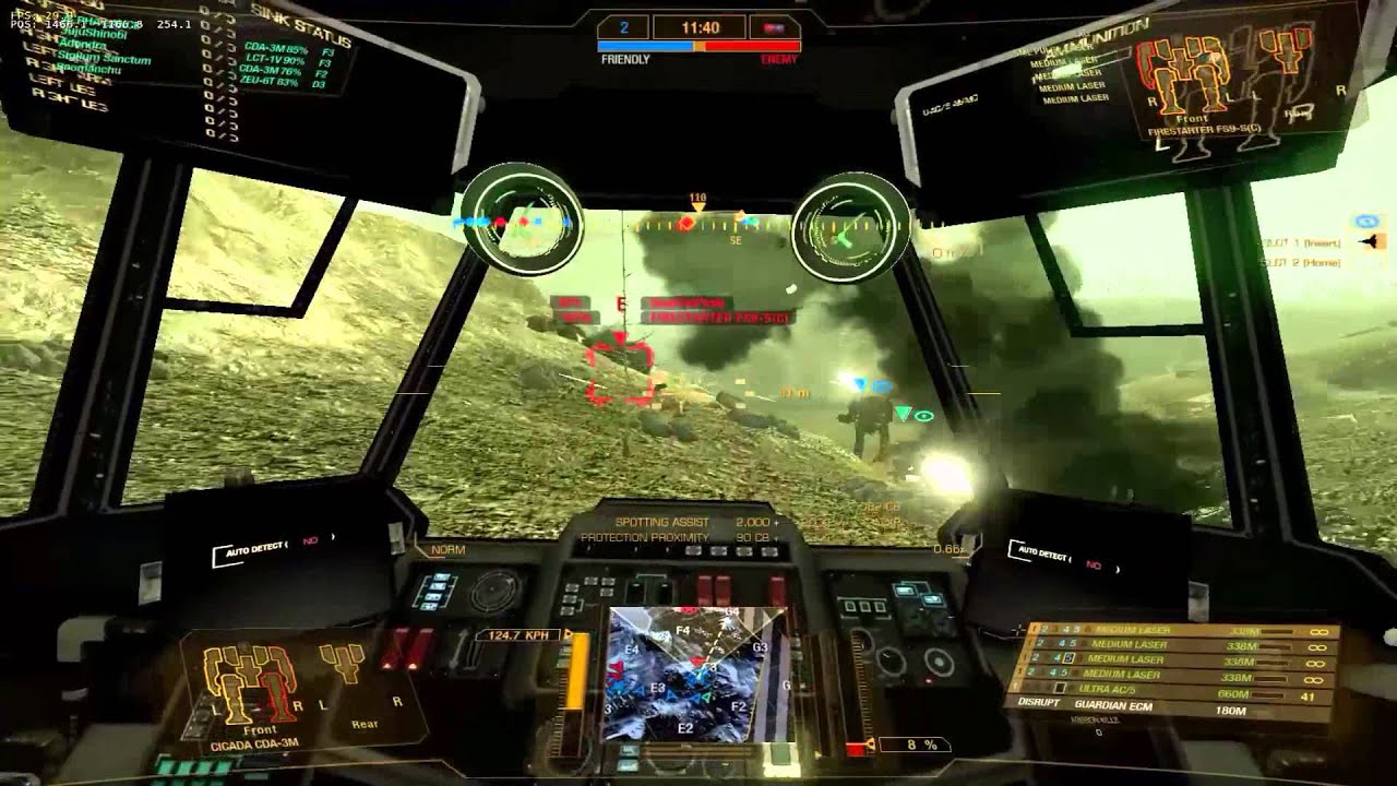 MechWarrior Online - Riot Horn |Cicada CDA-3M| 1080p - YouTube