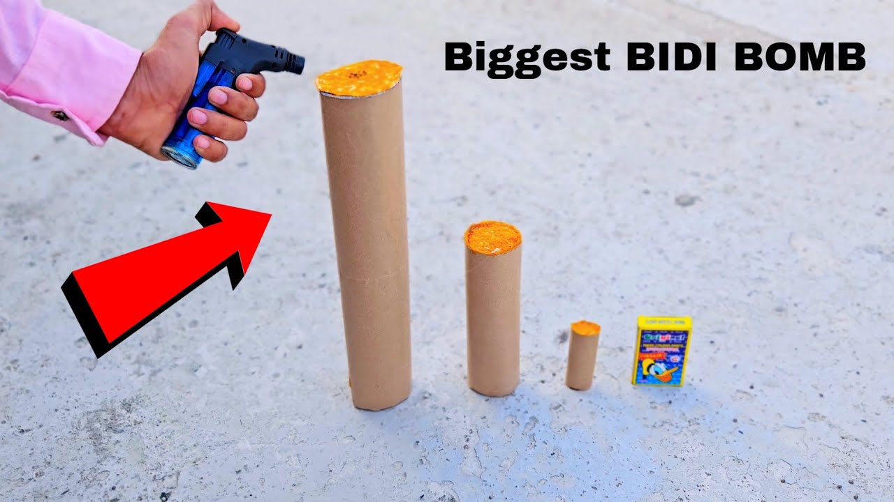 Biggest BIDI BOMB TESTING :~ 2025 🤬 अब क्या होगा ? @IndianCrazyKing ...
