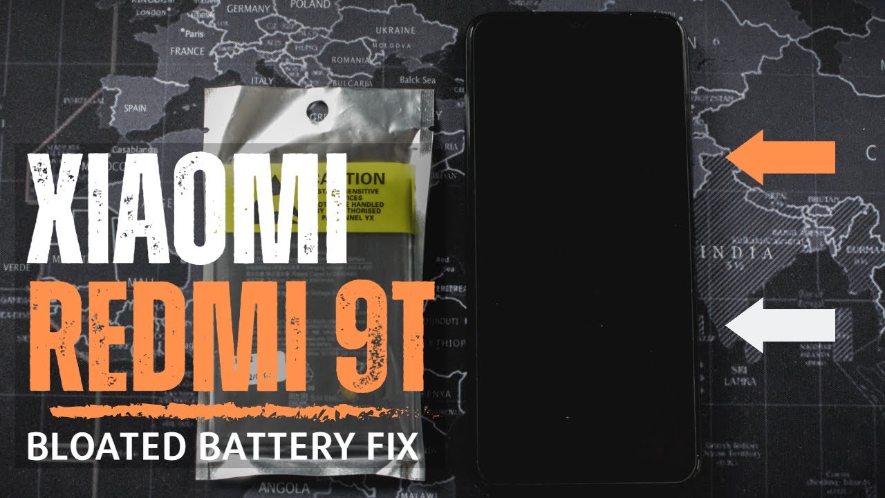 How to fix Xiaomi Redmi 9T bloated battery (The Easiest Way) - YouTube