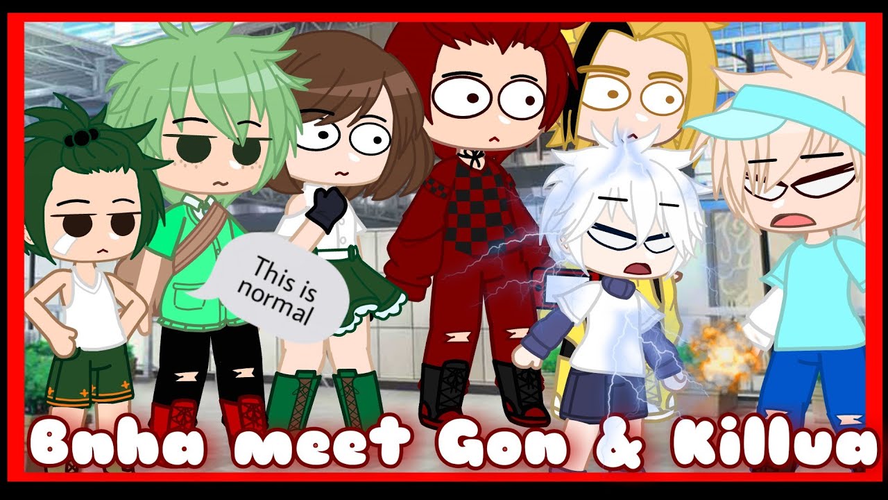 If bnha meet gon & killua||Gacha club||Original||Cherry Angel|| - YouTube