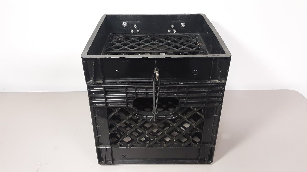 Custom Hinged Lid Kayak Crate - YouTube