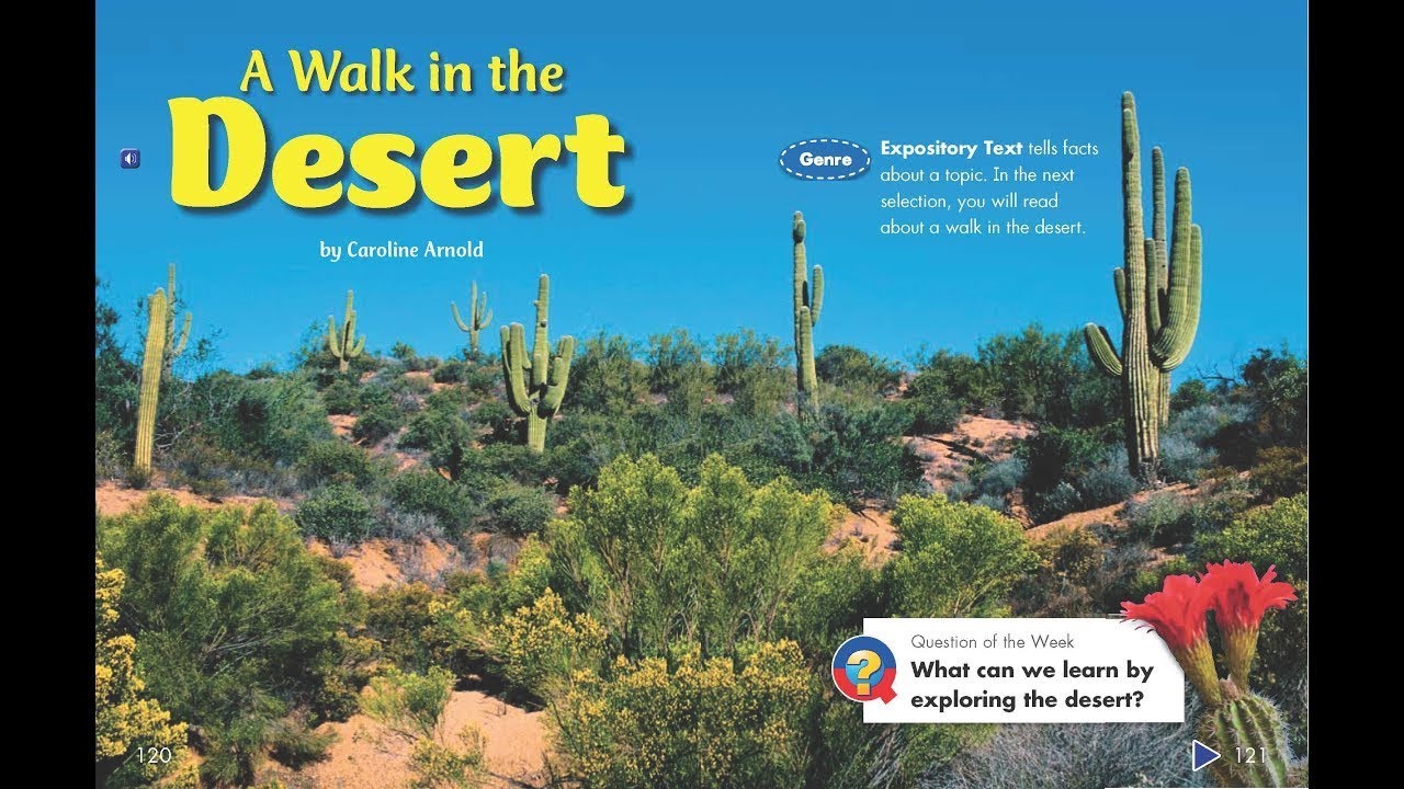 A Walk in the Desert Interactive Reading Part 1 - YouTube