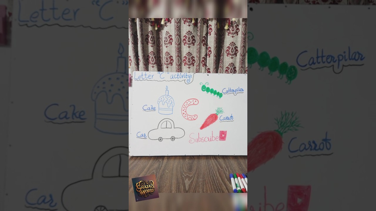 Letter "C" activities or Letter C stands for cake#viralvideo#youtube# ...