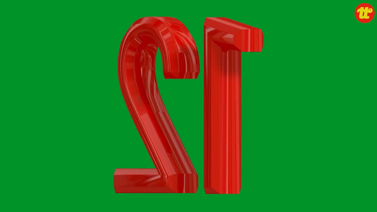 Numbers Rotate Green Screen | Green Screen 1 to 10 | Tech Tutorials ...