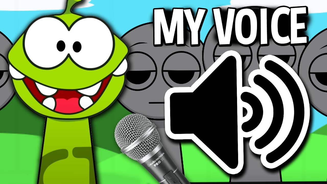 SPRUNKI OM NOM BUT WITH MY VOICE 😂 - YouTube