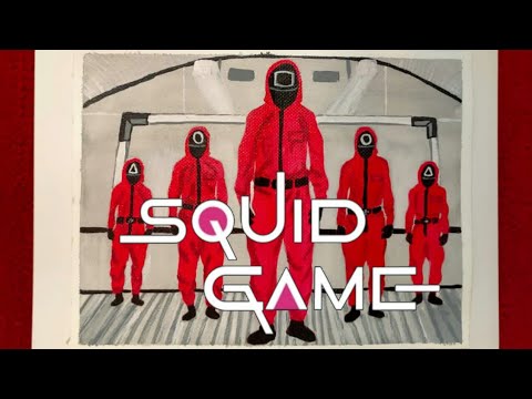 SQUID GAME : Pink Soldiers Painting | Squid Game's Pink Soldiers ...
