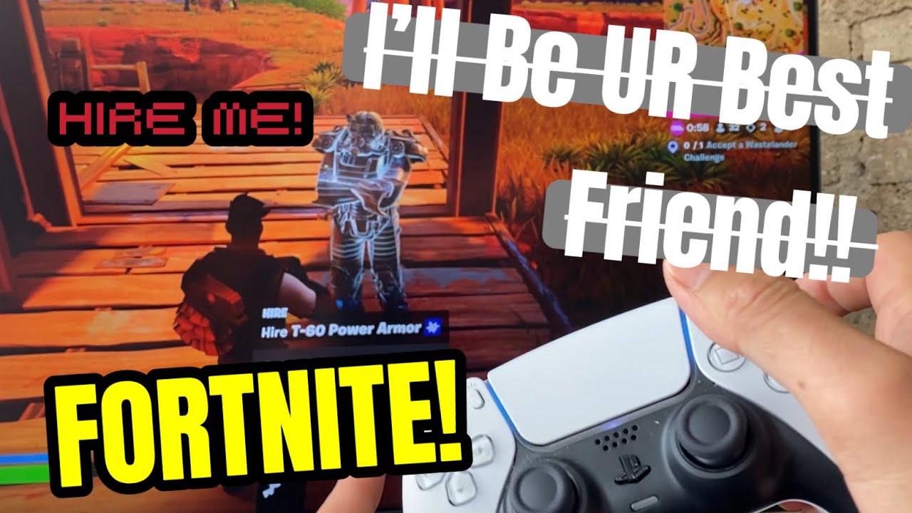 How to HIRE NPC to be your Bodyguard on Fortnite! New Chapter 5 Season ...