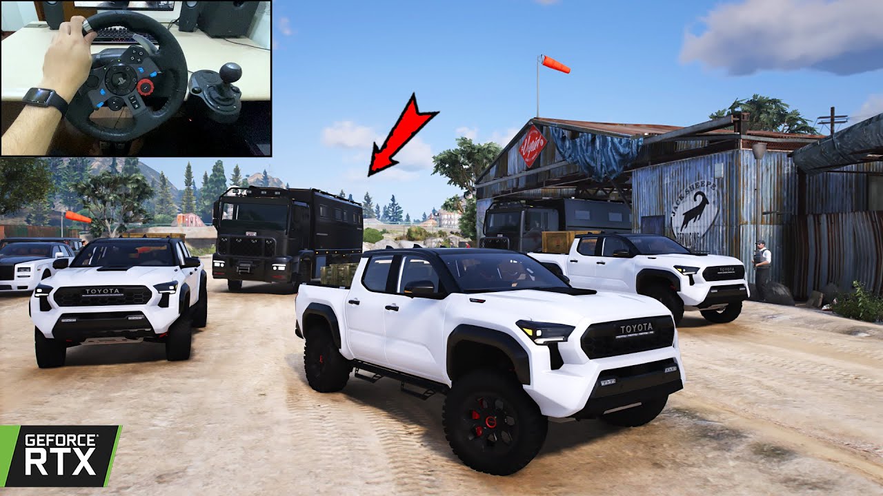 Transporting Special Package with MAFIA CONVOY in GTA 5 | 2024 Toyota ...