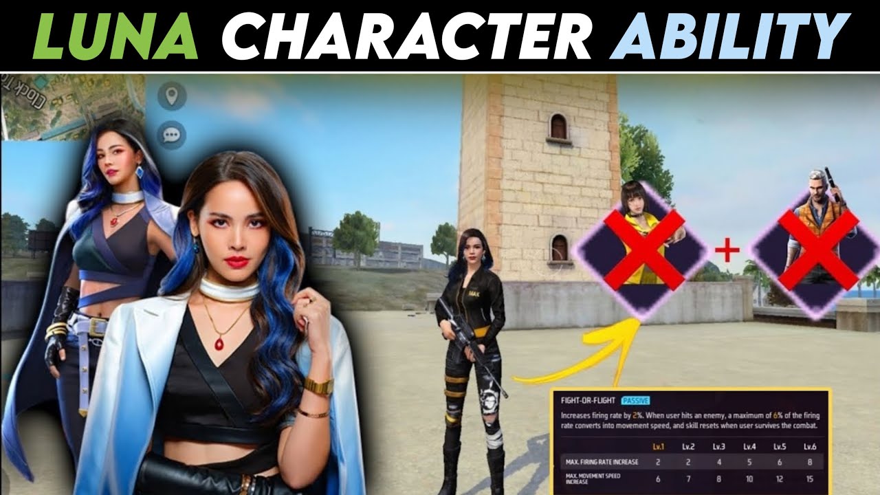 LUNA CHARACTER ABILITY !! LUNA CHARACTER KI ABILITY KYA HAI - YouTube