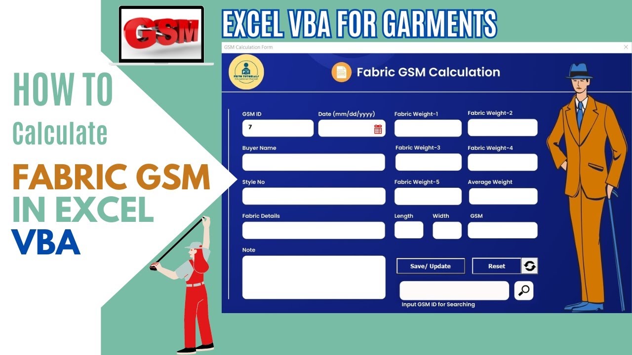 How to Calculate Fabric GSM Using Excel VBA for Garments (Step-by-Step ...