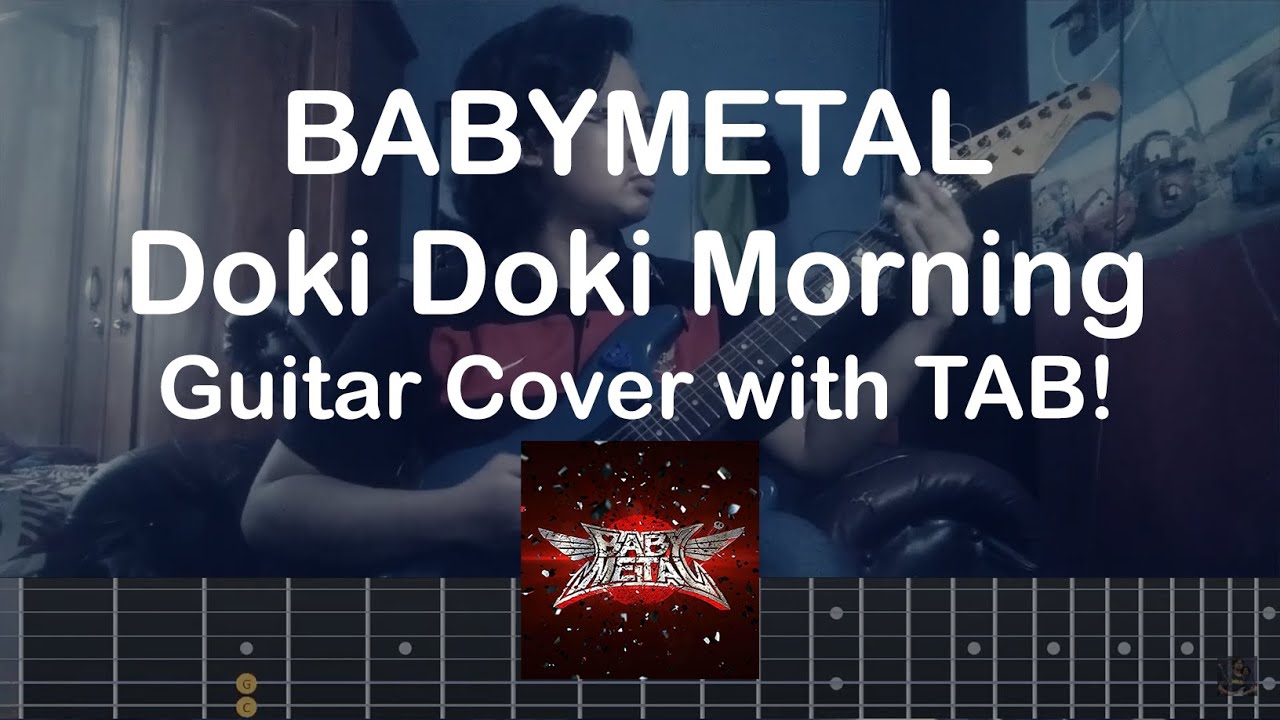 BABYMETAL - Doki Doki Morning Guitar Cover with TAB! - YouTube