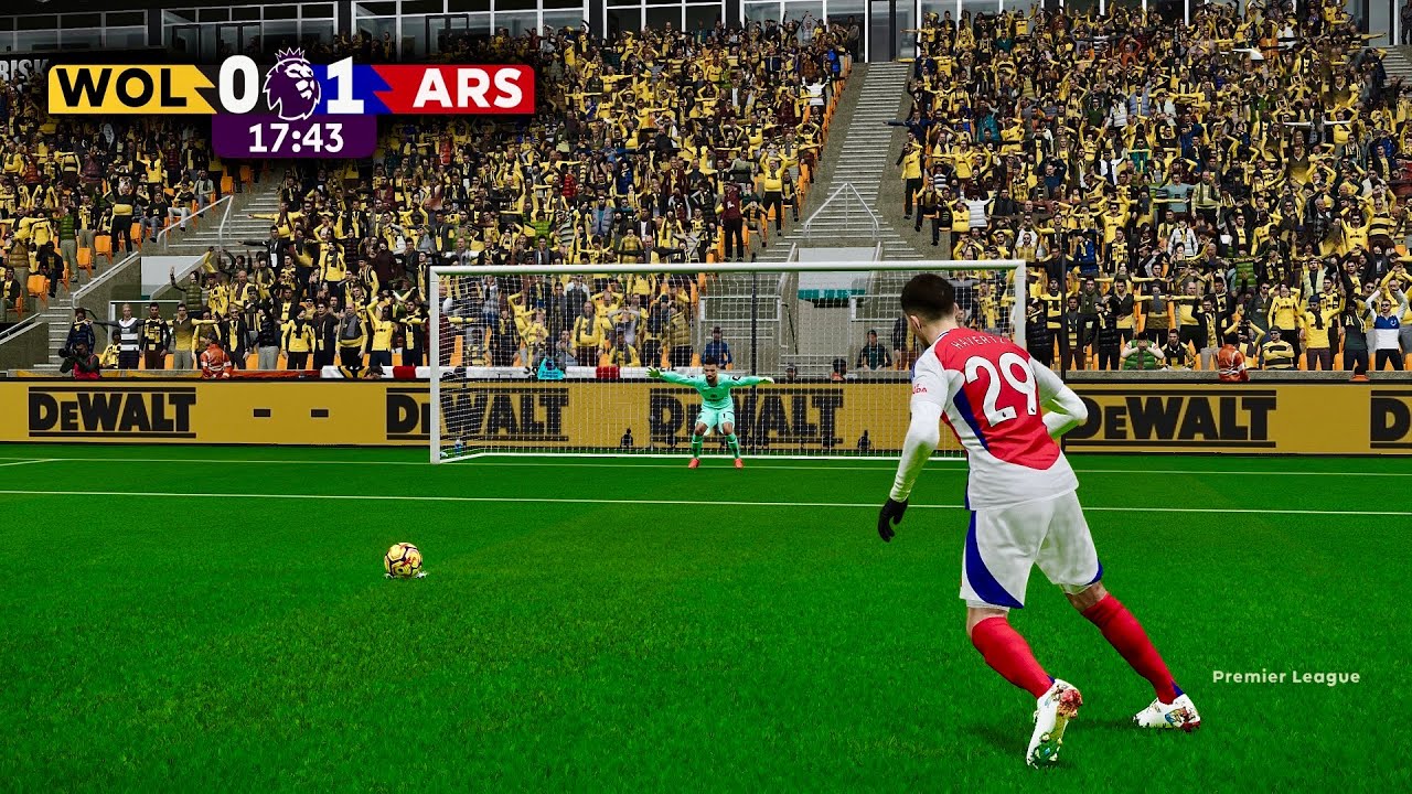 Premier League 24/25 - Wolves vs. Arsenal - Penalty Shootout - YouTube