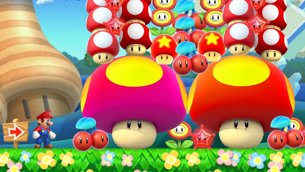 Can Mario Collect 999 Red Items in Super Mario Bros Games ? - YouTube