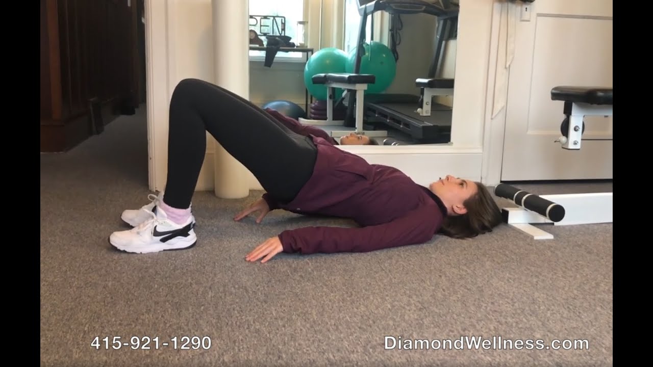 Hip Up -Roll Down: Back and Hips Stretch and Strengthen - YouTube
