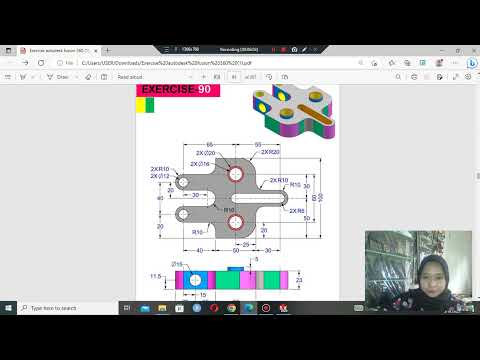 tugas ex 90 solidwork - YouTube