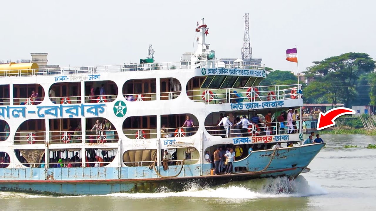 Fastest Passenger Vessel AL-BORAK Just Arrived From Chandpur | Motor ...