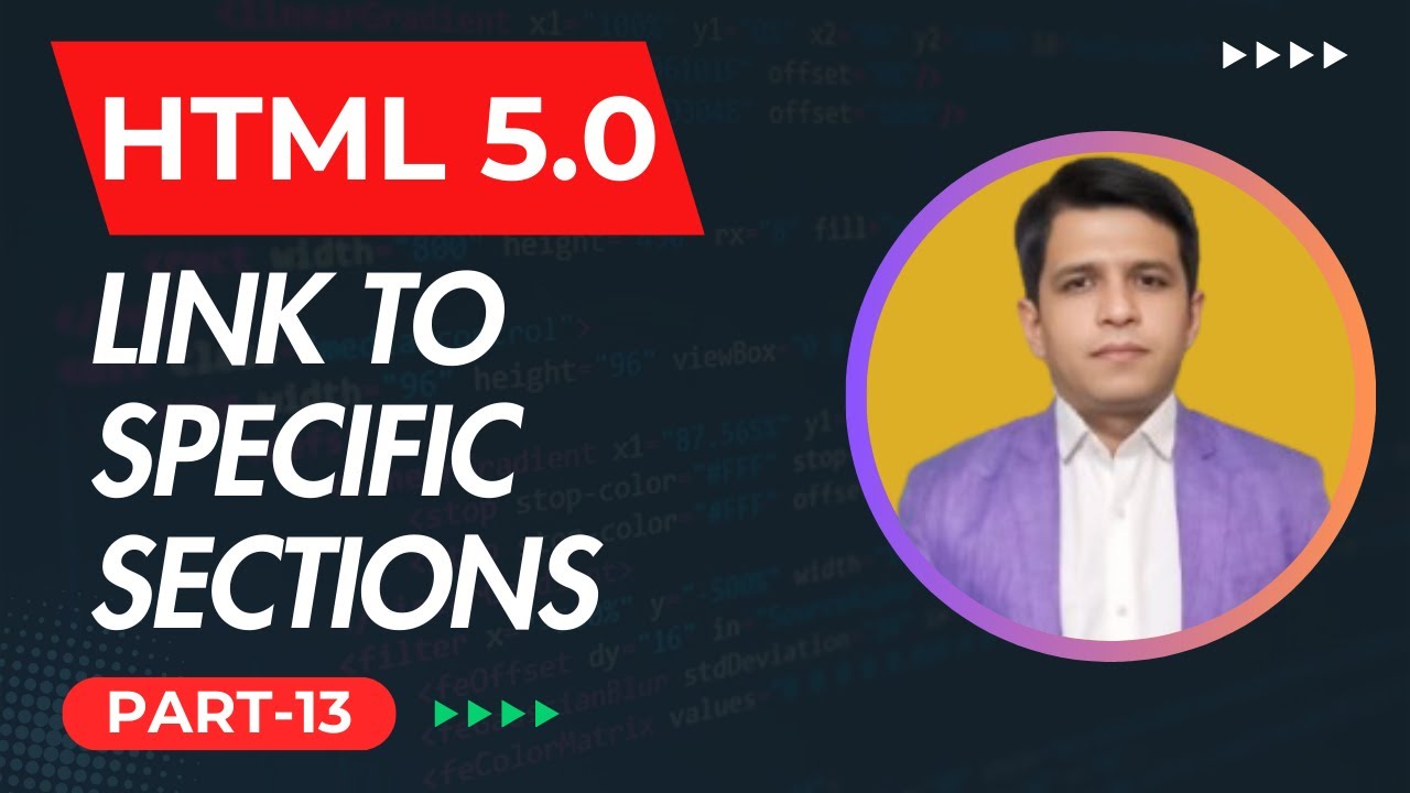HTML Anchor Tag Name Attribute Explained with Examples | HTML Crash ...