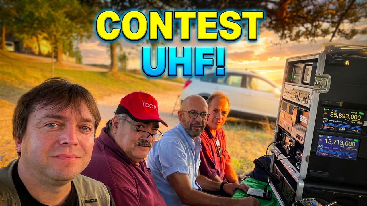 UHF IARU CONTEST EA3RCH, A SAC! - YouTube