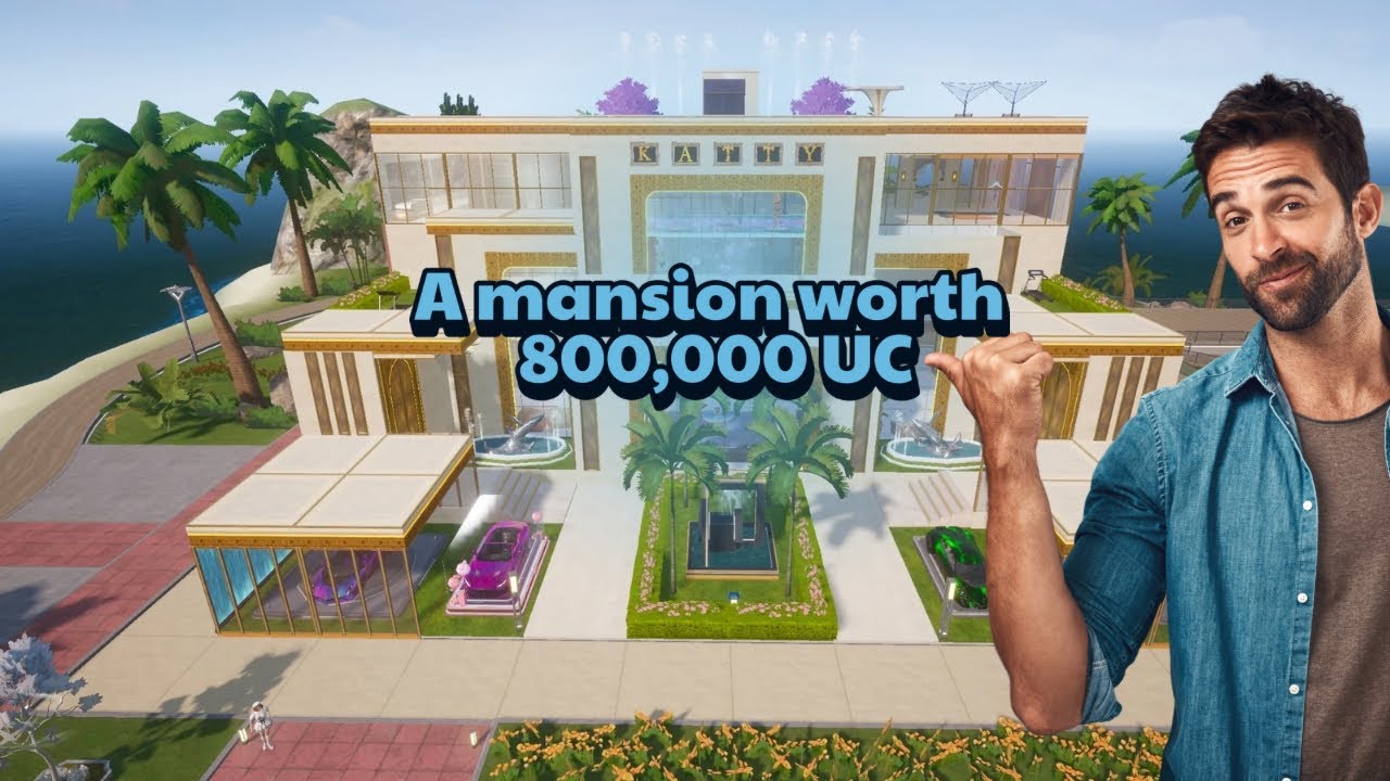 A legendary palace worth 800,000 UC! - pubg home - YouTube