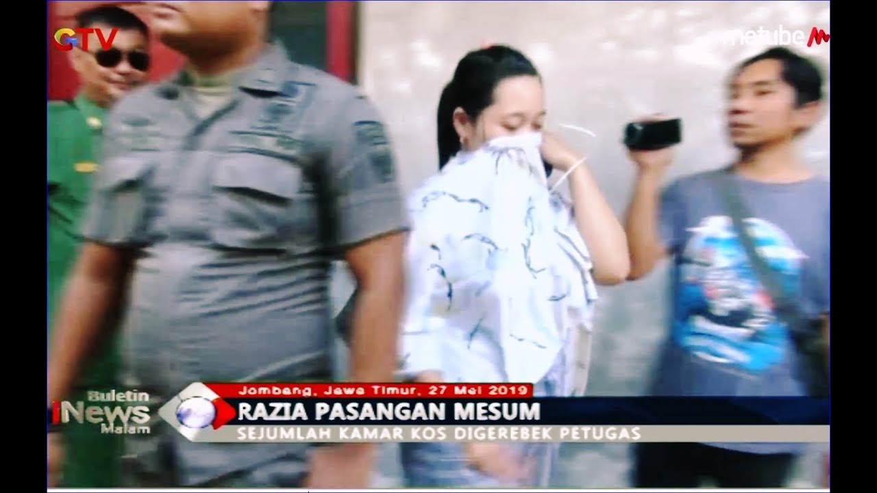 4 Pasangan Mesum dalam Kamar Kos Digerebek Satpol PP Jombang - BIM 27/ ...