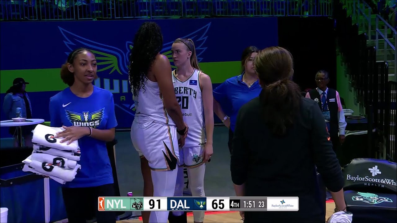 LAST 3min: New York Liberty vs Dallas Wings WNBA basketball | Sabrina ...